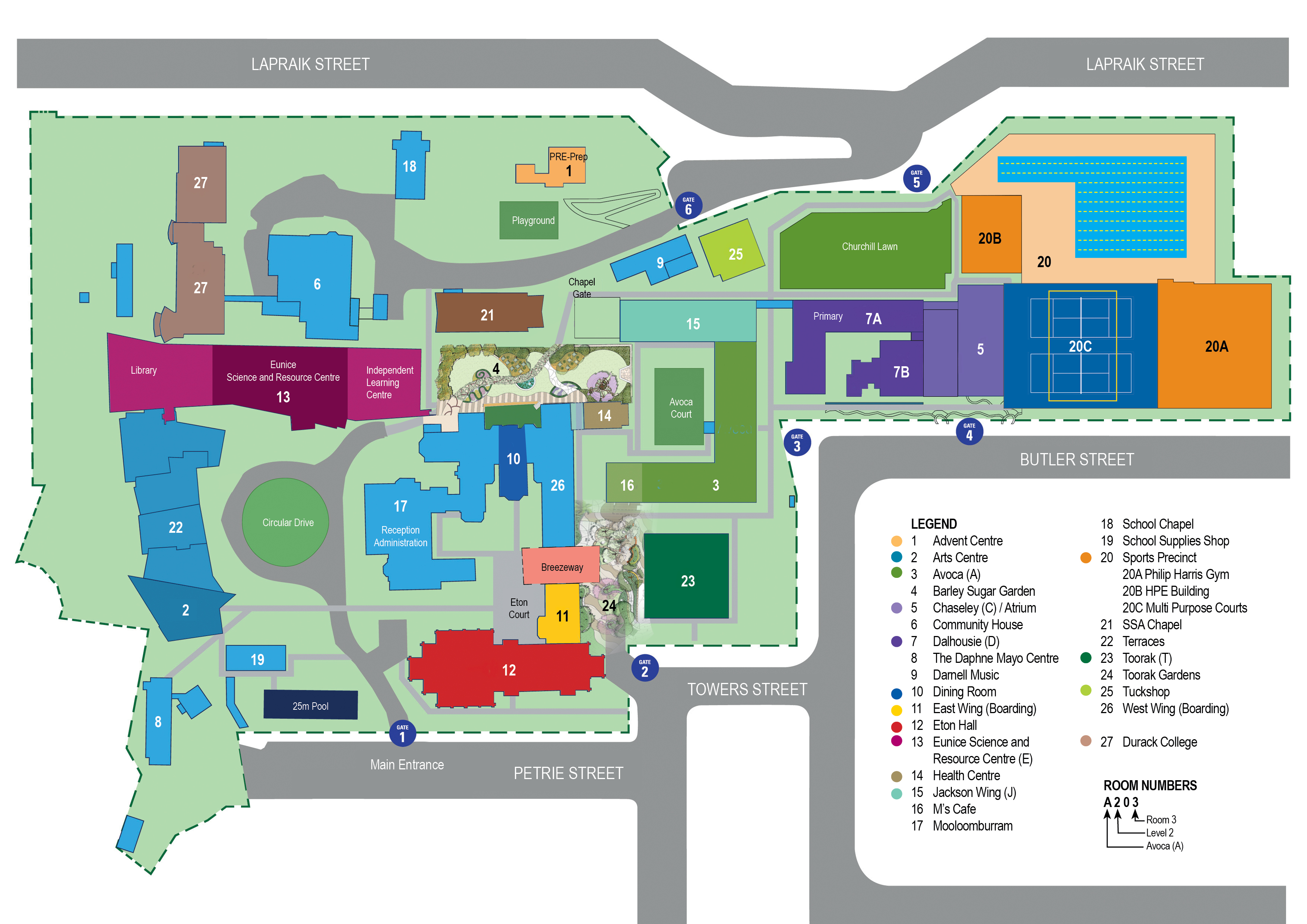 Facilities and Map - St Margaret's