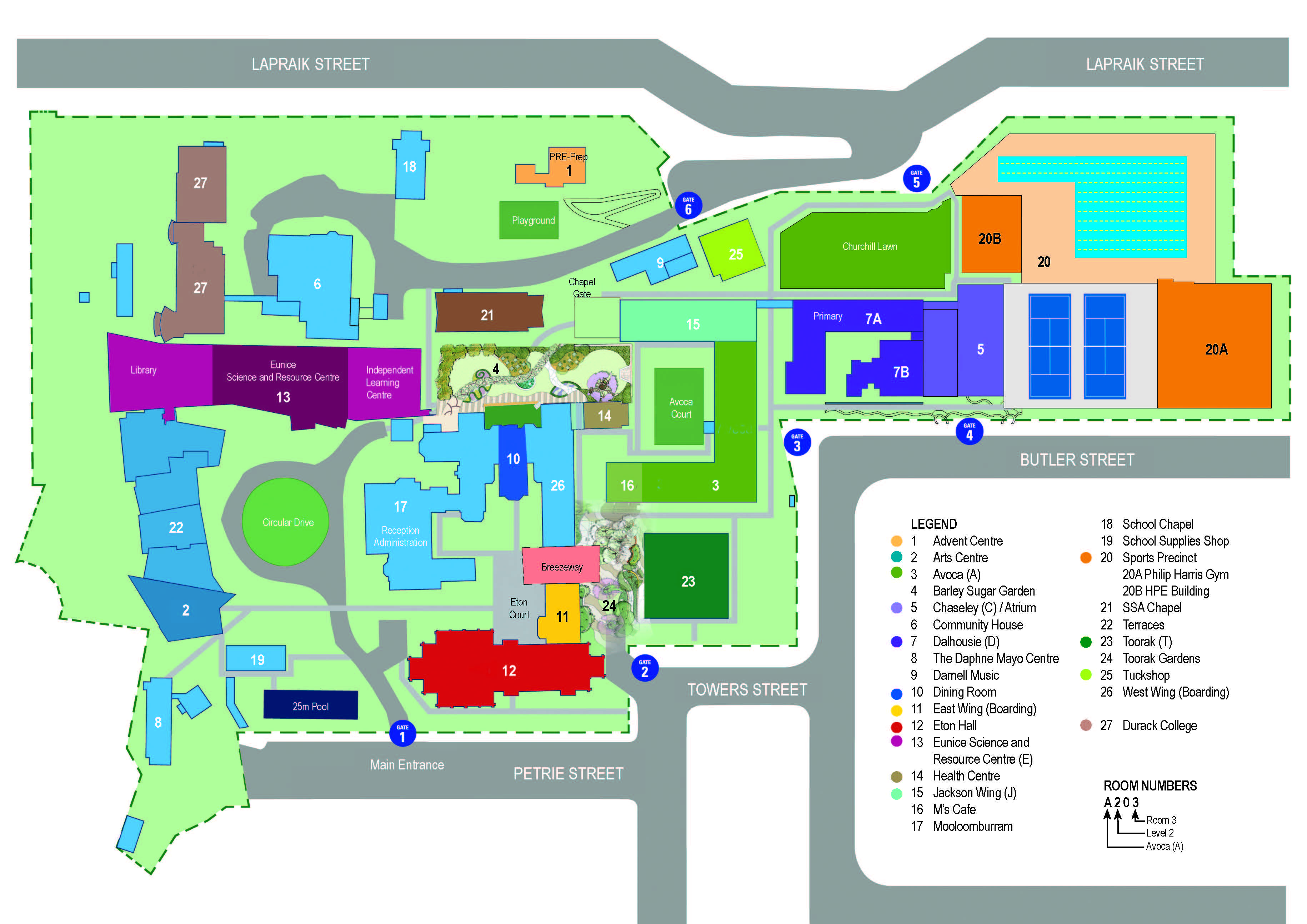 Facilities and Map - St Margaret's